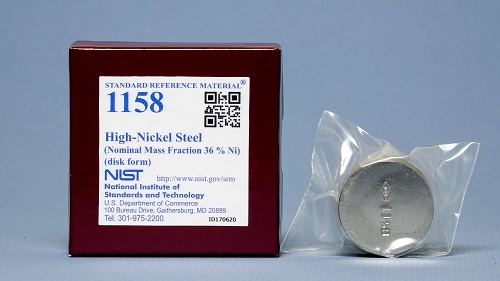 High-Nickel Steel (Nominal Mass Fraction 36 % Ni) (disk form)